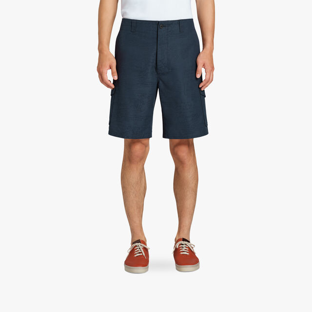 Cotton Scritto Cargo Shorts | Berluti