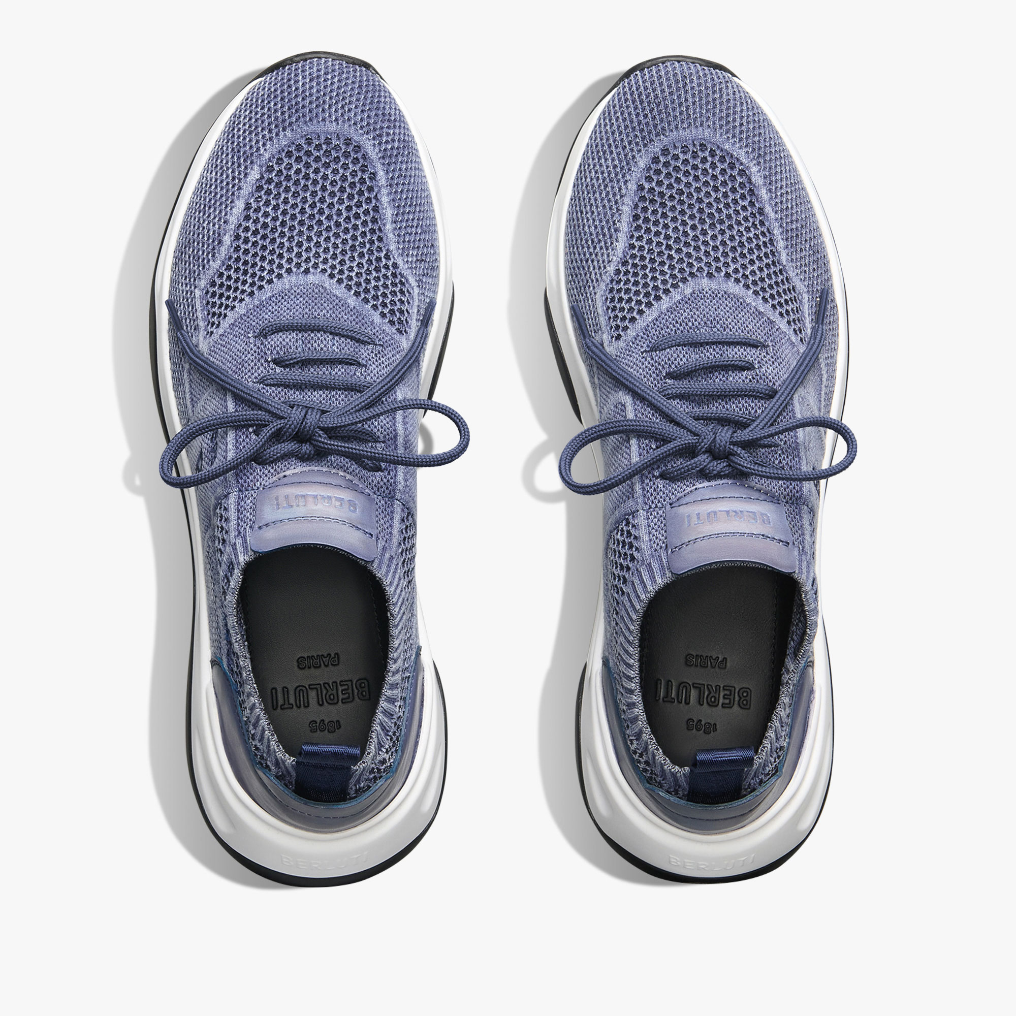 Shadow Denim And Leather Sneaker | Berluti US Shadow Denim And Leather Sneaker | Berluti US